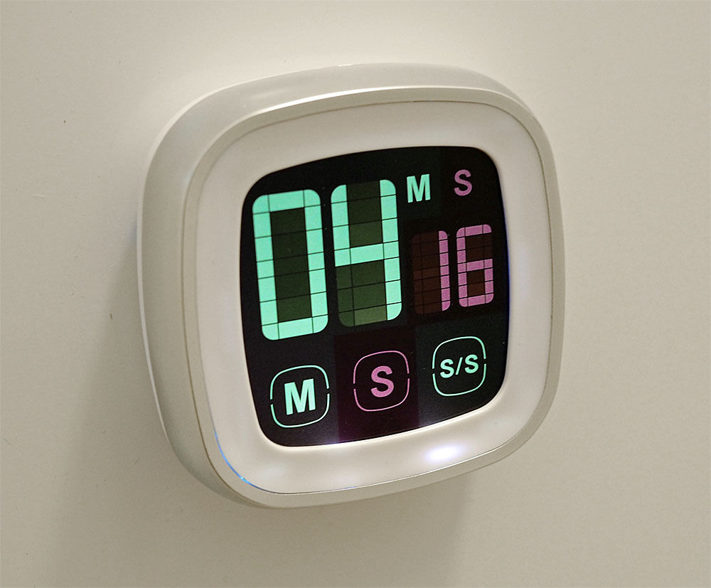 Küchentimer Timer Kurzzeitmesser Eieruhr mit Magnet und Touchscreen digital Küchentimer Timer Kurzzeitmesser Eieruhr mit Magnet und Touchscreen digital